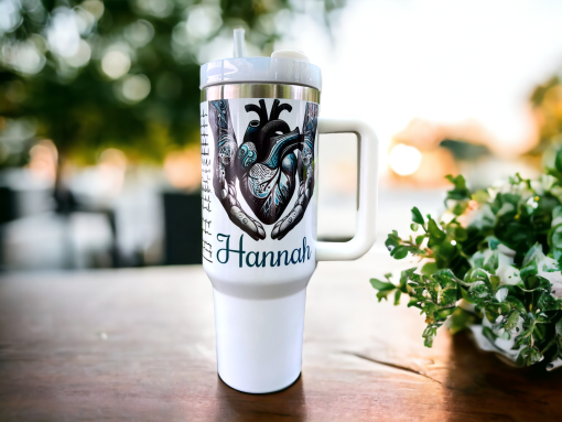 EKG Rhythms ACLs Cardiac Tumbler - Pink Clover USA